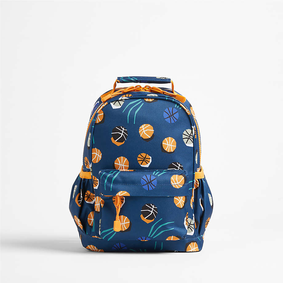 Basketball Personalized Small Kids School Backpack with Side Pockets ...