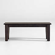 Basque 82 118 Charcoal Grey Wood Extendable Rectangular Dining Table Reviews Crate Barrel