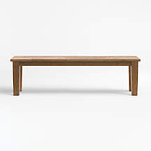 Basque II 62" Light Brown Bench | Crate & Barrel Canada