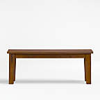Basque Honey 48" Bench | Crate & Barrel