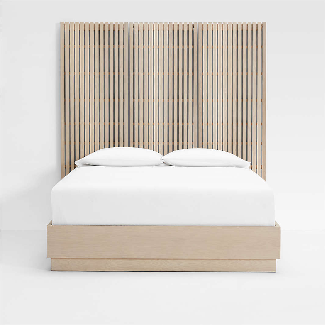 Wood Bed Frames & Wooden Bed Frames with Headboards | Crate & Barrel