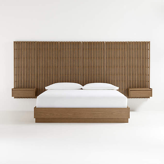 Batten Brown Oak Mini Wall-Mounted Coat Rack + Reviews | Crate & Barrel