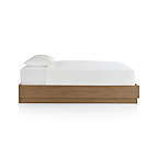 Batten Plinth-Base Bed | Crate & Barrel