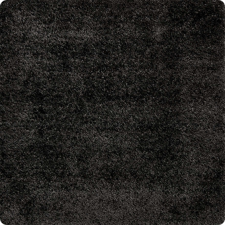 Baxter Carbon Grey Wool 12" sq. Rug Swatch + Reviews | Crate & Barrel