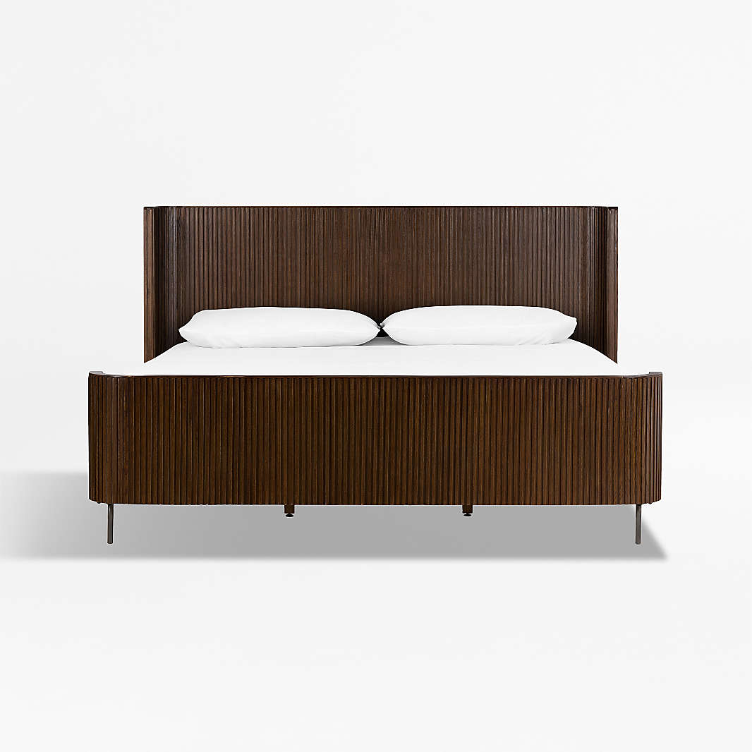 Wood Bed Frames & Wooden Bed Frames with Headboards | Crate & Barrel
