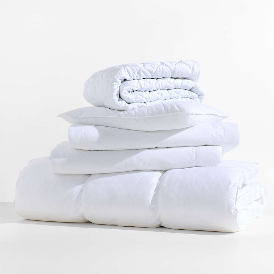 Hypoallergenic Bedding Inserts Dorm Bundle | Crate & Barrel