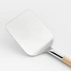 Crate & Barrel Beechwood and Stainless Steel Solid Turner + Reviews ...