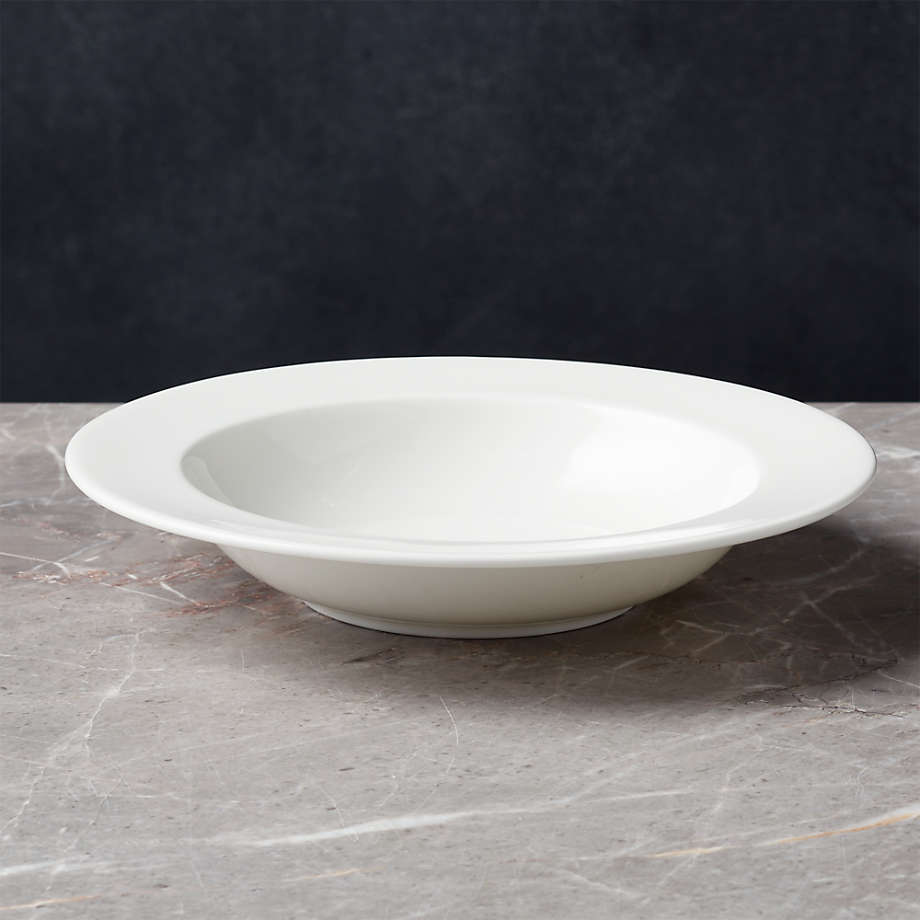 Bennett Rimmed Low Bowl | Crate & Barrel
