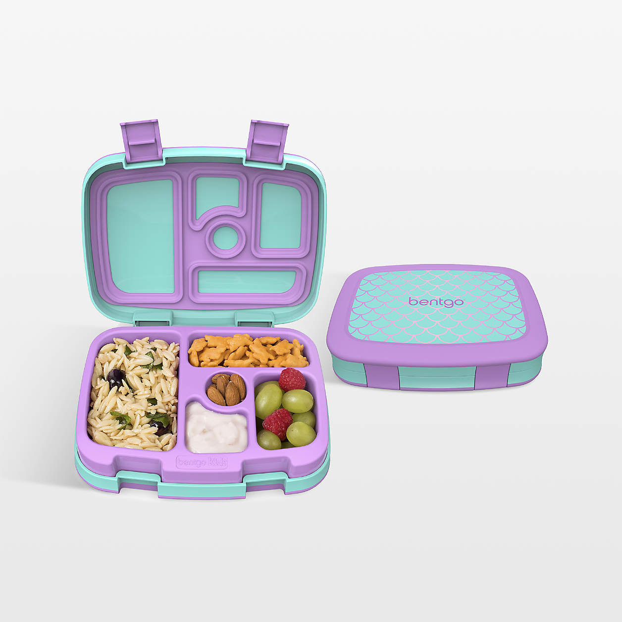 Bentgo Mermaid Scales Kids Bento Lunch Box + Reviews | Crate & Kids