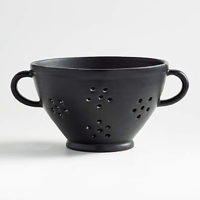Matte White Berry Colander Mug + Reviews | Crate & Barrel Canada