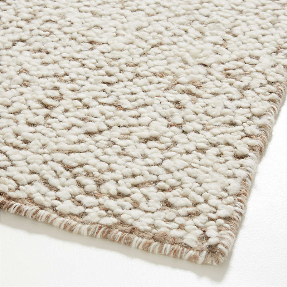 Big Sur Wool Handwoven Brown Rug Swatch 12"x18" | Crate & Barrel Canada