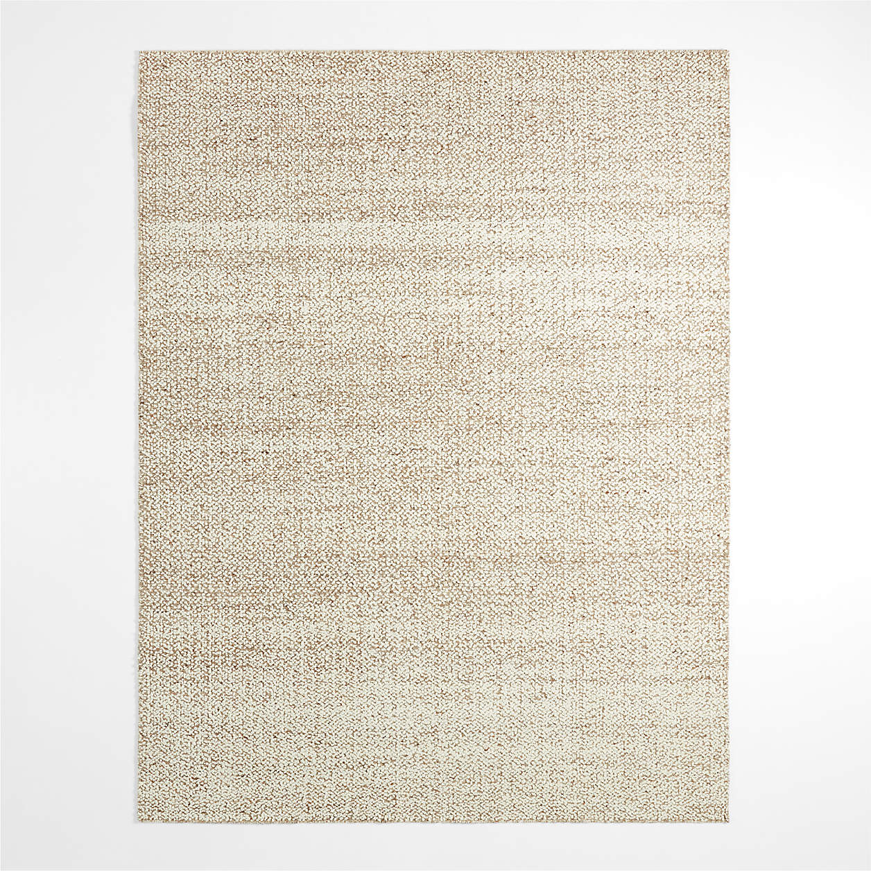 Big Sur Wool Handwoven Brown Area Rug 12'x15' + Reviews | Crate & Barrel