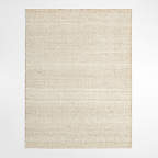 Big Sur Wool Handwoven Light Beige Area Rug 8'x10' + Reviews | Crate ...