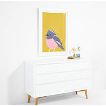 Bird Belly Large Framed Wall Art Print + Reviews | Crate & Kids