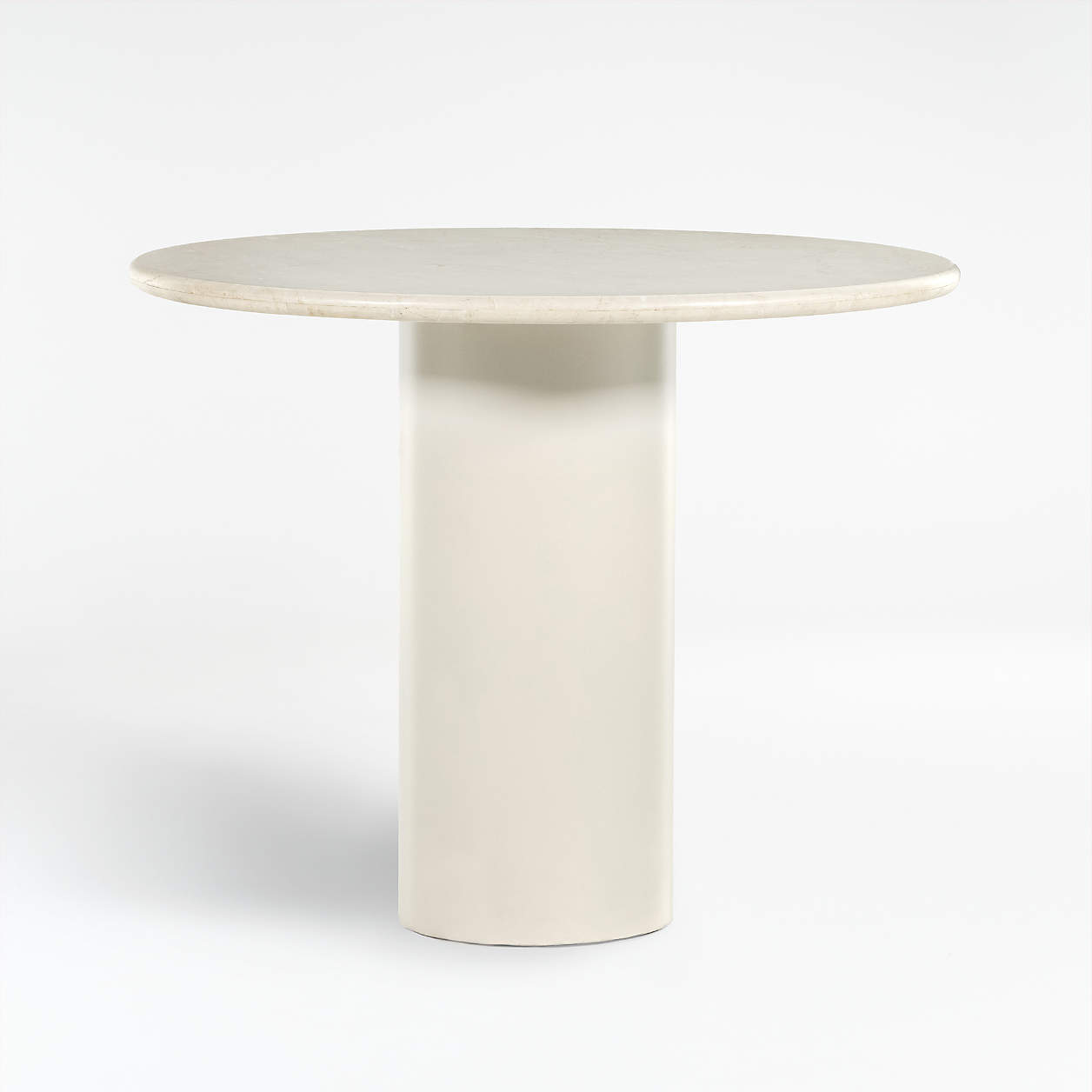 Bishop Round Marble Dining Table + Reviews | Crate & Barrel