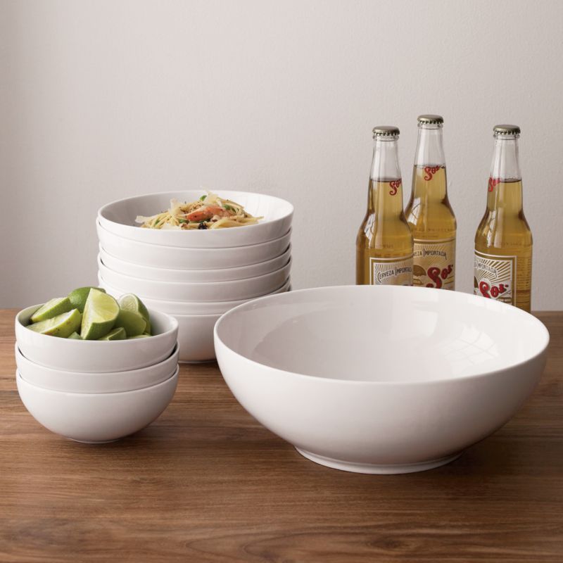 Bistro 8" Bowls, Set of 4 + Reviews | Crate & Barrel