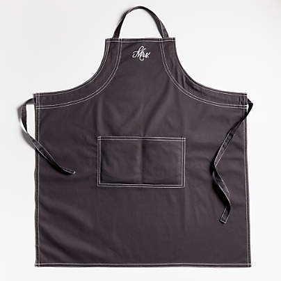 Mr. Black Baking Kitchen Cooking Apron with Pocket + Reviews | Crate ...