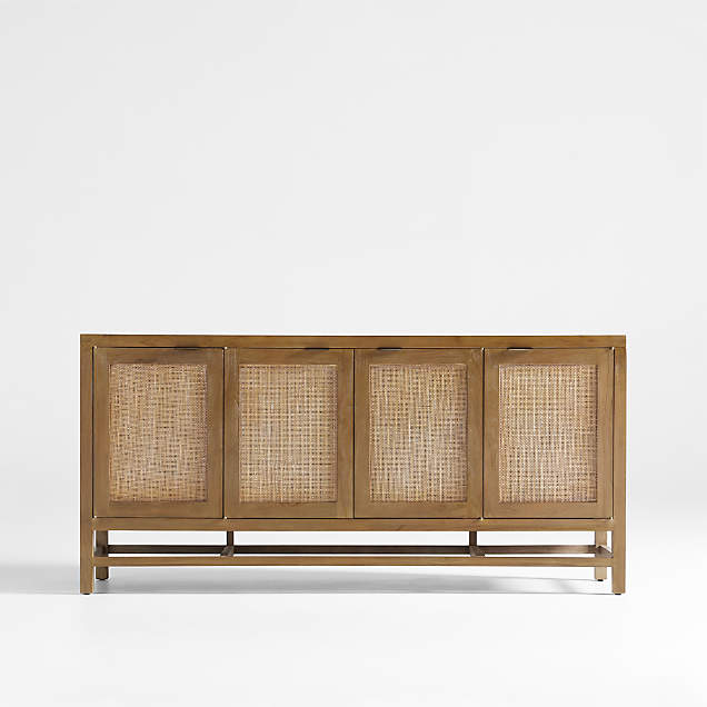 Marin Shiitake Bar Cabinet with Storage + Reviews | Crate & Barrel Canada