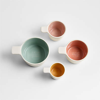 Pacific White Ceramic Measuring Cups by Gaby Dalkin + Reviews | Crate ...
