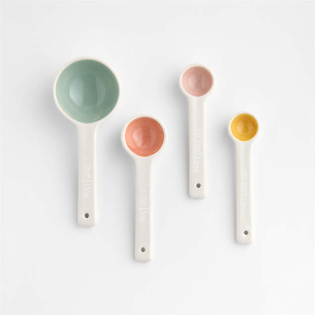 Pacific White Ceramic Measuring Cups by Gaby Dalkin + Reviews | Crate ...