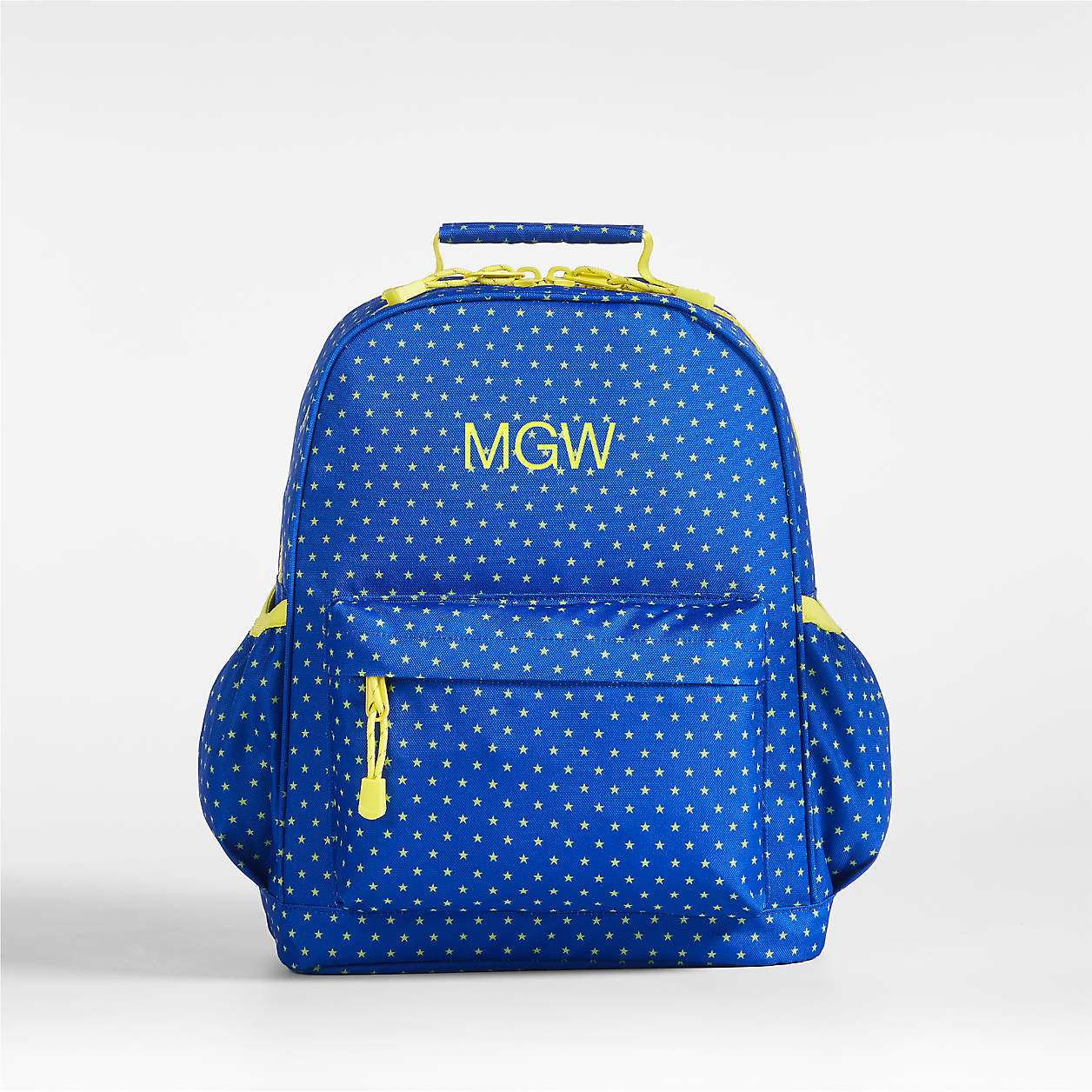 Medium Kids Blue Star Personalized Backpack for School | Crate & Kids