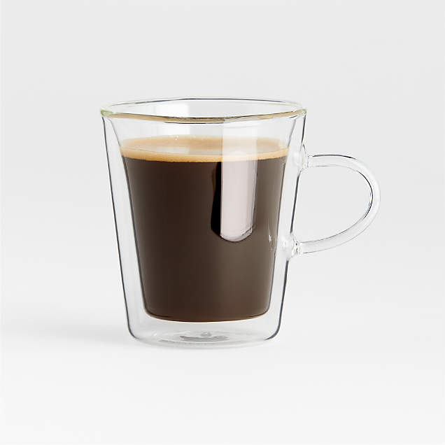 Bodum 13.5-oz. Canteen Double-Wall Glass Mug + Reviews | Crate & Barrel