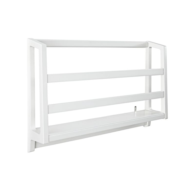 White Wall Book Bin | Crate & Kids