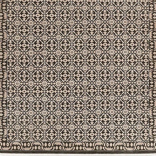 Andalucia Performance Handwoven Taupe Beige Rug Swatch 12"x18" | Crate ...