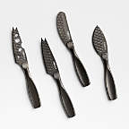 Boska Black Mini Cheese Knife Set + Reviews | Crate & Barrel