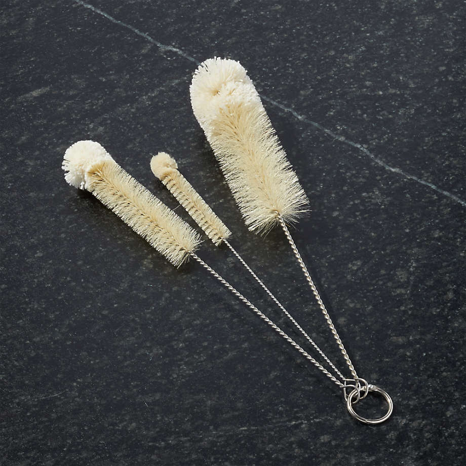 Bottle Brushes with Ring, Set of Three + Reviews | Crate & Barrel