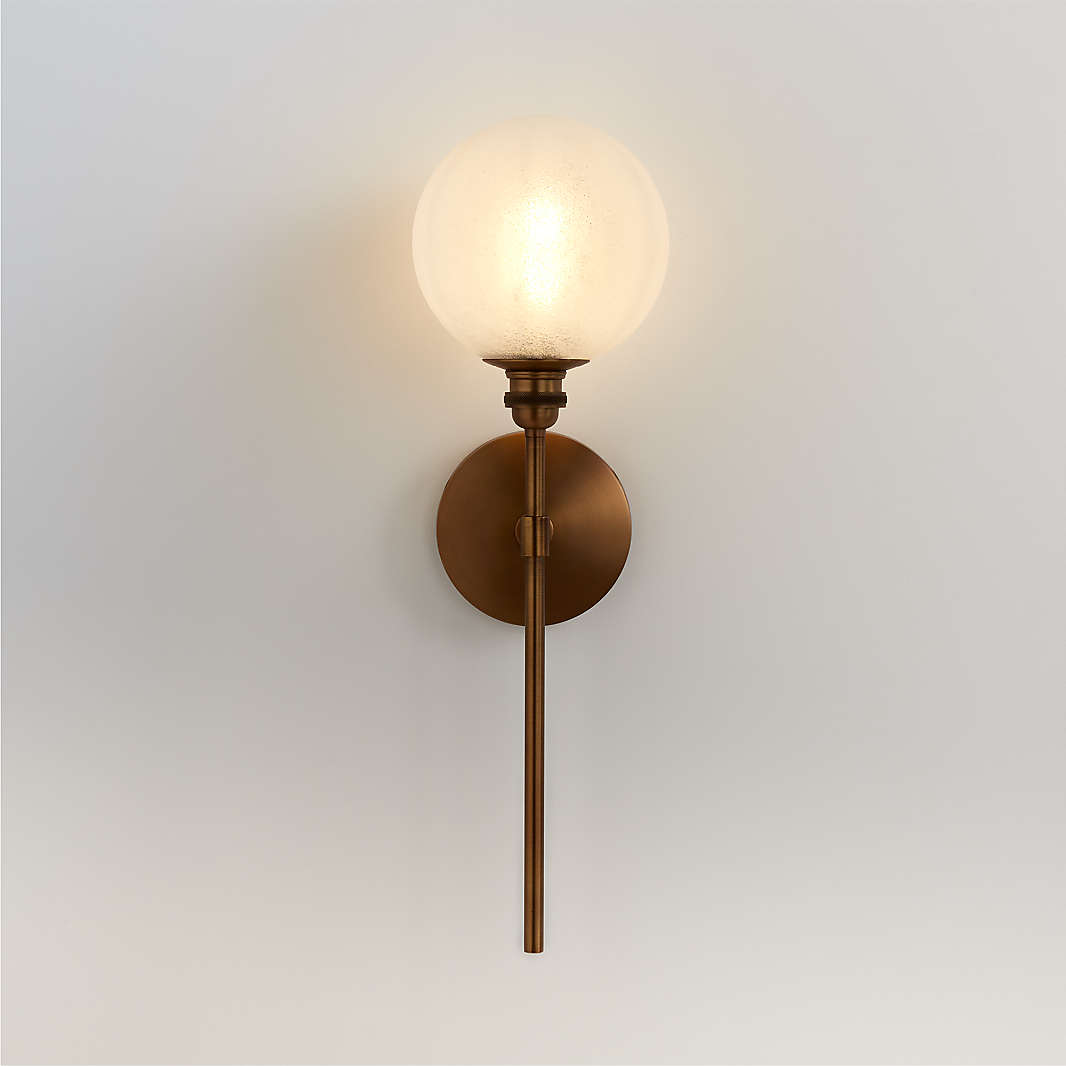 Brass Sconces | Crate & Barrel