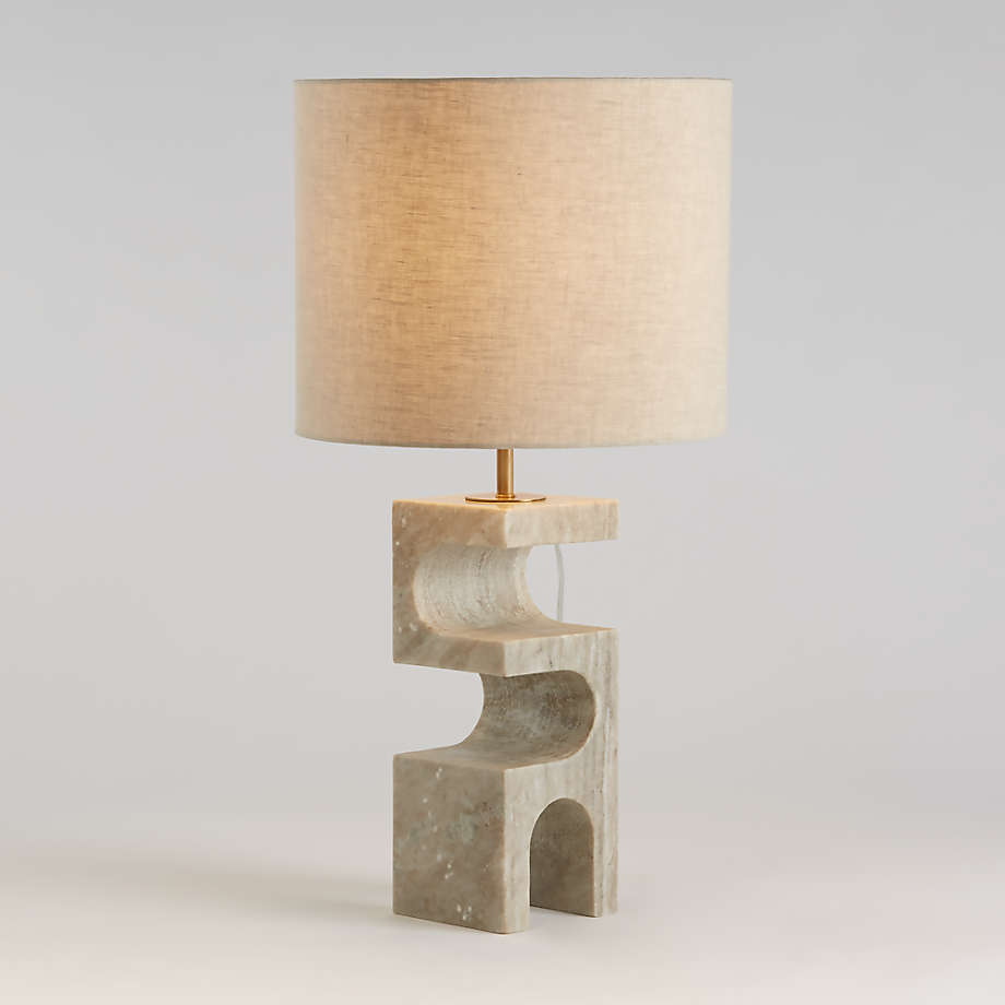 Boveda Stone Table Lamp + Reviews | Crate & Barrel