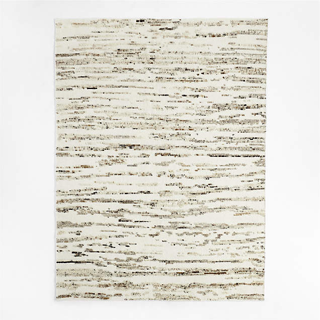 Bozeman Wool Textured Taupe Area Rug 12"x18" Swatch | Crate & Barrel