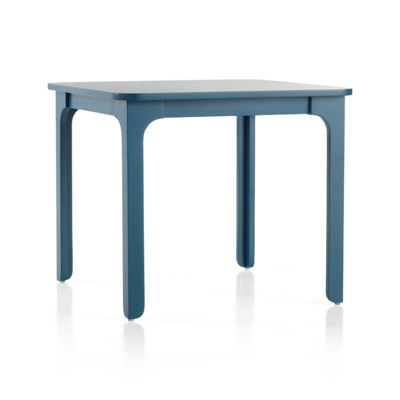 Brady Kids Square Midnight Blue Wood Play Table | Crate & Kids