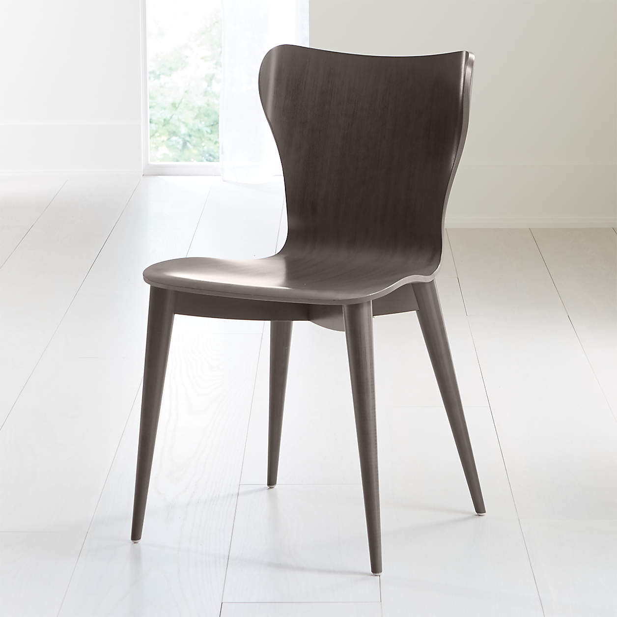 Brera Grigio Bentwood Dining Chair | Crate & Barrel