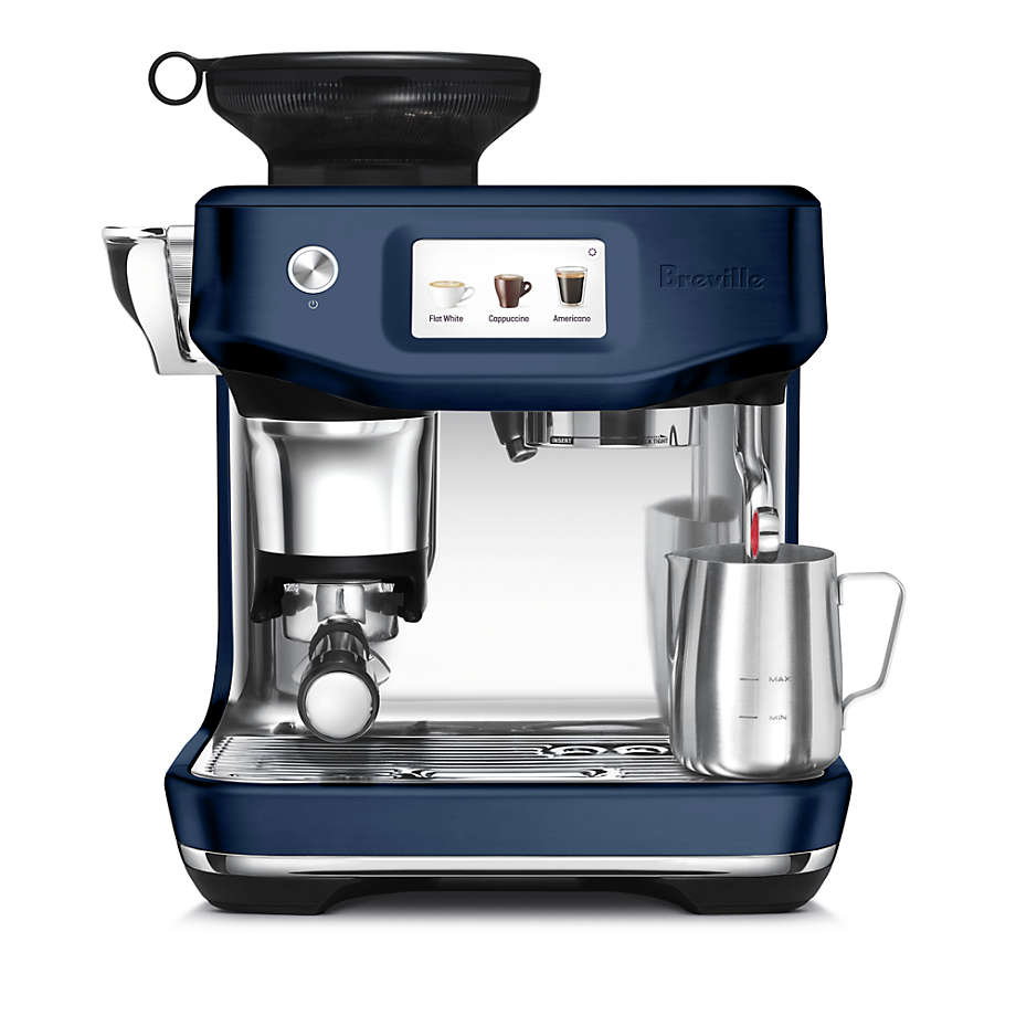 Breville Barista Touch Impress Damson Blue Espresso Machine + Reviews ...