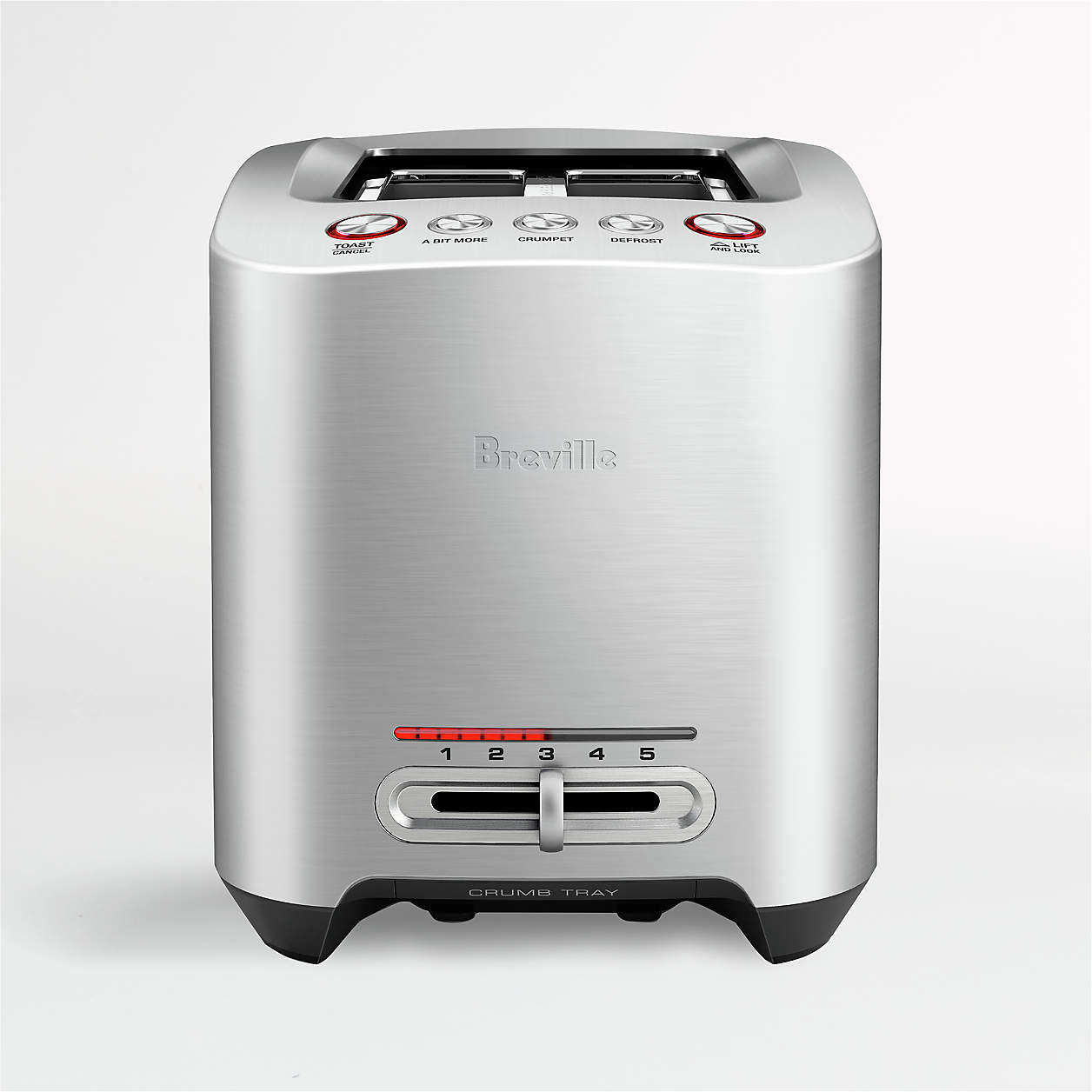 Breville SmartToaster 2-Slice Toaster + Reviews | Crate & Barrel