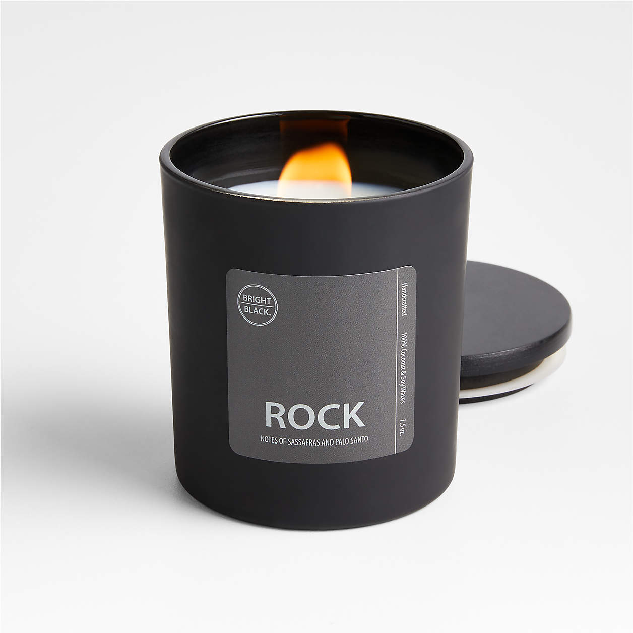 Bright Black Rock Sassafras and Palo Santo Scented Candle + Reviews ...