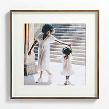 Brushed Antique Bronze 18" Square Wall Photo Picture Frame + Reviews ...