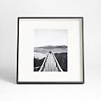 Brushed Black 11" Square Wall Photo Picture Frame + Reviews | Crate ...