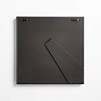 Brushed Black 11" Square Wall Photo Picture Frame + Reviews | Crate ...
