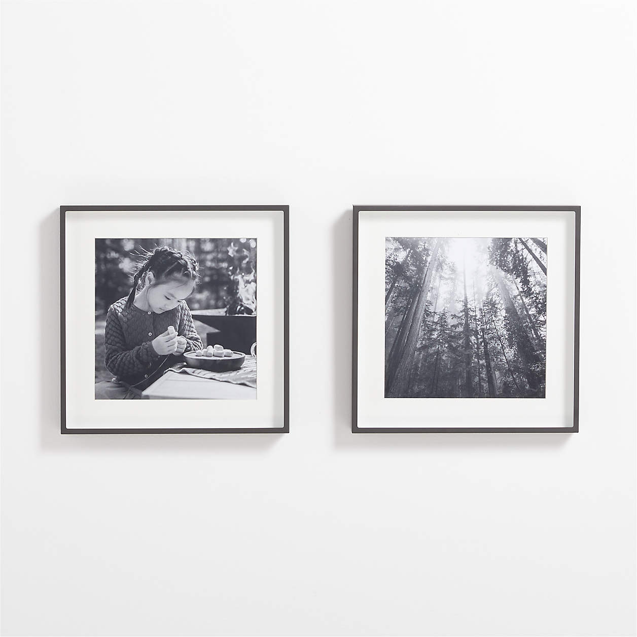 2-Piece Brushed Black 11x11 Gallery Wall Picture Frame Set + Reviews ...
