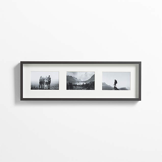 Brushed Black 11" Square Wall Photo Picture Frame + Reviews | Crate ...