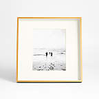 Brushed Brass 11" Square Wall Photo Picture Frame + Reviews | Crate ...