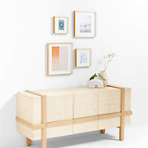 4-Piece Brushed Brass Gallery Wall Picture Frame Set + Reviews | Crate ...