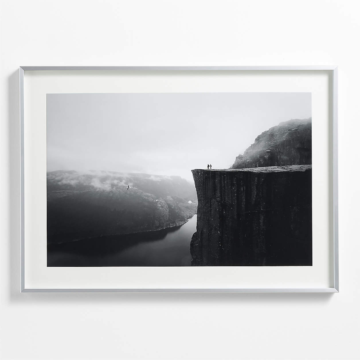 Brushed Silver 20x30 Wall Photo Picture Frame | Crate & Barrel