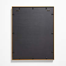 Brushed Brass Metal Picture Frame with White Mat 8x10 + Reviews | Crate ...