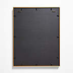 Brushed Brass Metal Picture Frame with White Mat 8x10 + Reviews | Crate ...