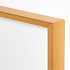 Brushed Brass Metal Picture Frame with White Mat 8x10 + Reviews | Crate ...