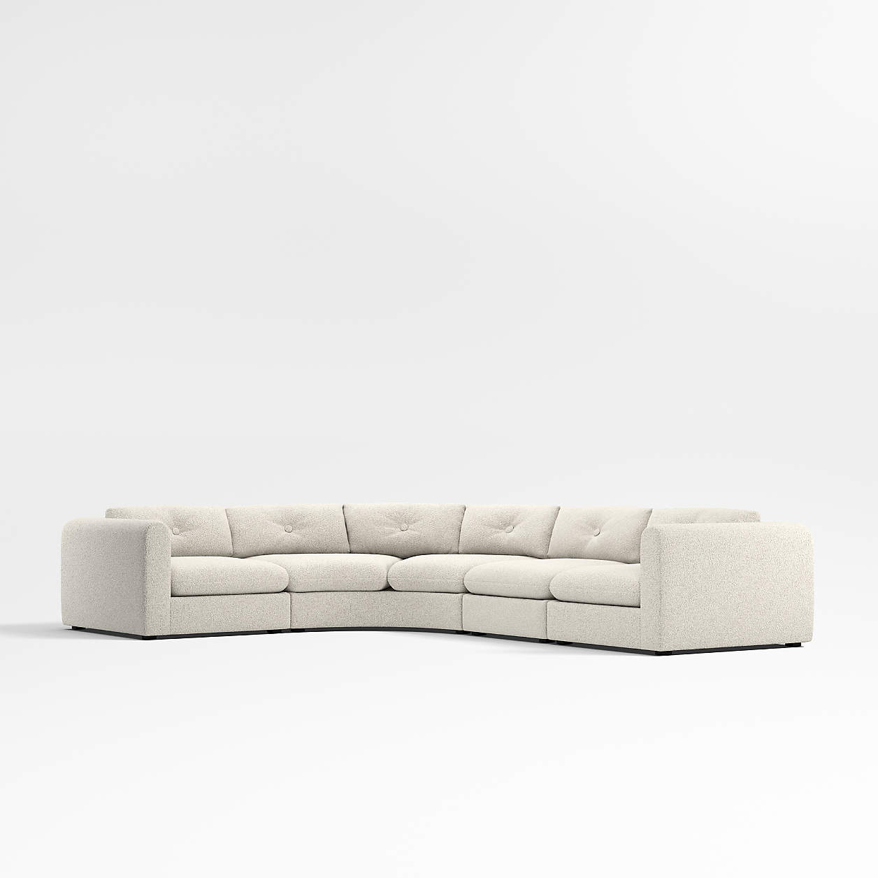 Bucktown Modular 4-Piece Wedge Sectional Sofa + Reviews | Crate & Barrel